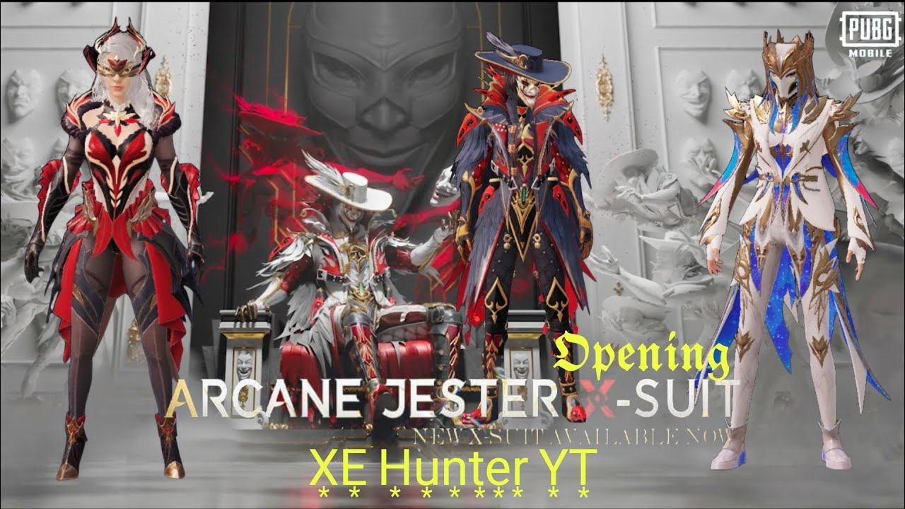 Arcane Jester X-Suit Opening | New Joker X-suit Opening | Free Sliver Draw/spin | PUBG Mobile ...