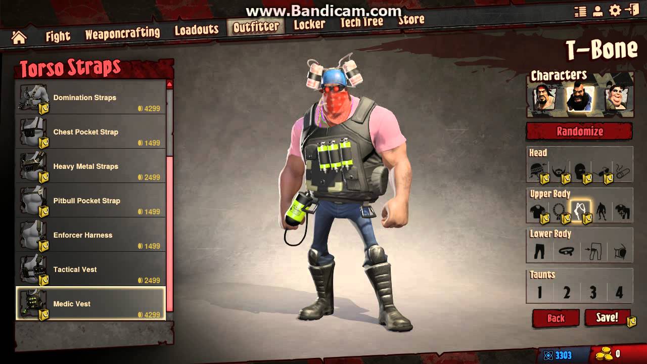 Loadout game T Bone's naughty bits - YouTube