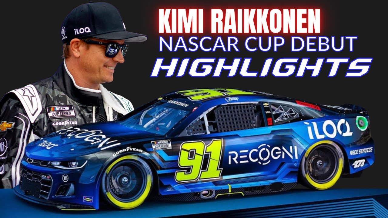 Kimi Raikkonen’s NASCAR Cup Debut Highlights - YouTube
