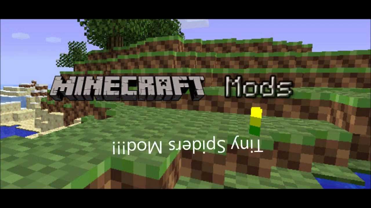 Minecraft Mod Showcase - Tiny Spider Mod - YouTube