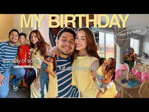 FIRST DAY OF SCHOOL, WALMART SHOPPING + BIRTHDAY!!