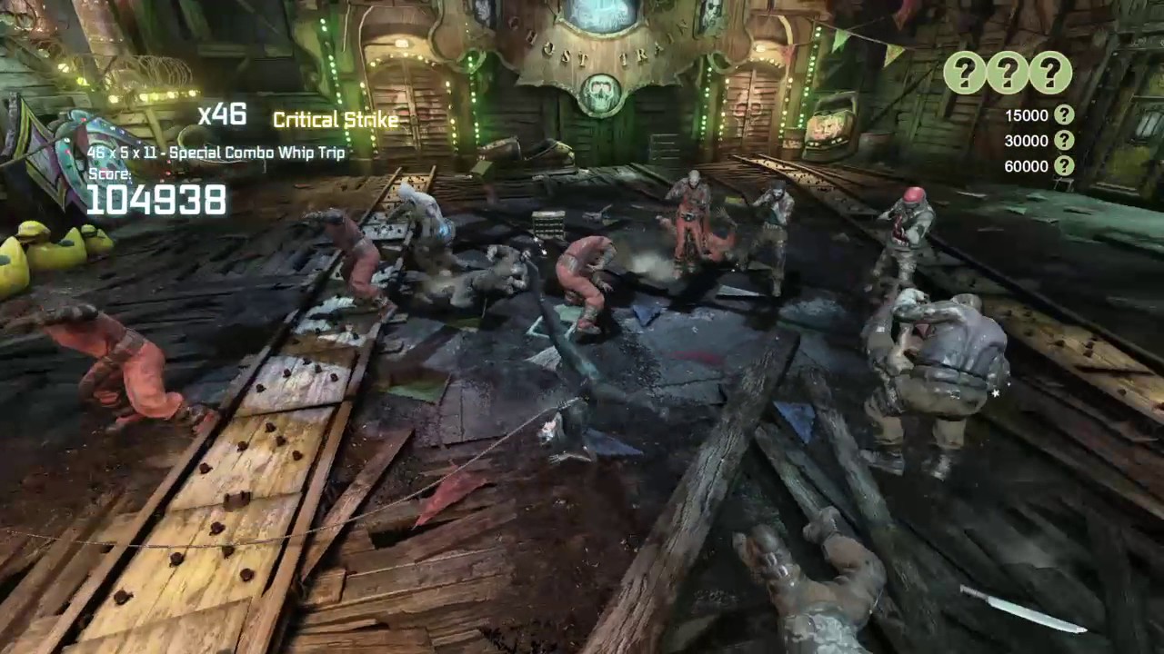 Batman: Arkham City PS4 HD - funhouse brawl EXTREME as CATWOMAN / no ...