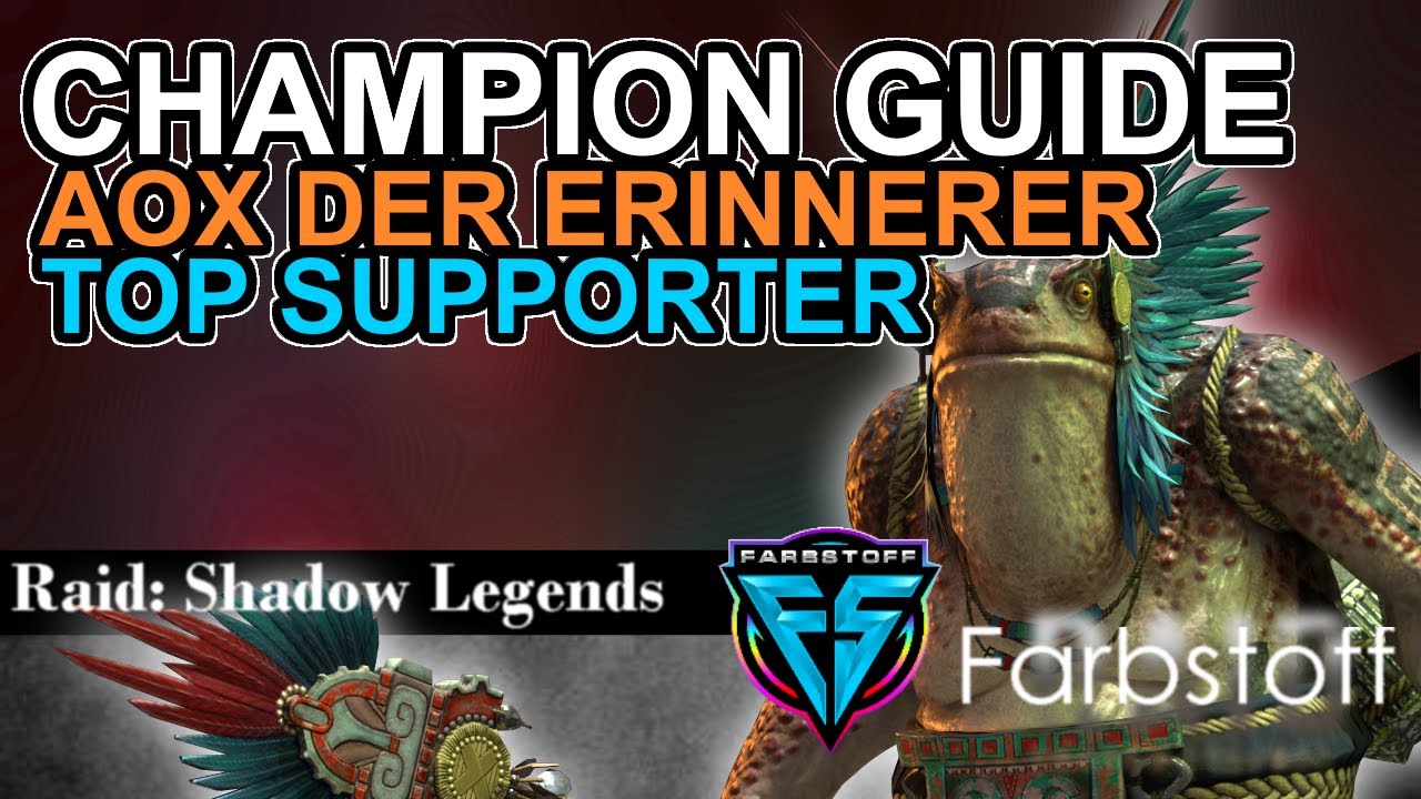 Raid: Shadow Legends - Champion Guide - Aox der Erinnerer - YouTube