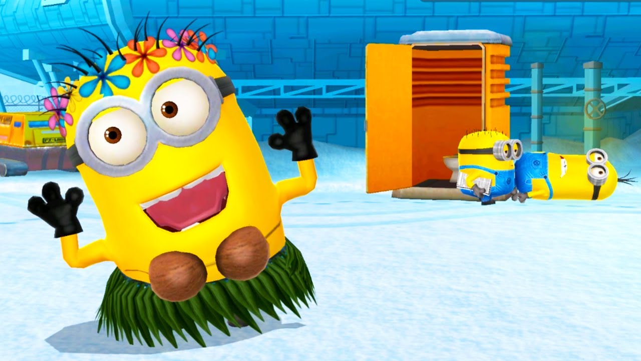 Dancer minion, Arctic Base Prop and Collect bananas Task in lvl 389 ...