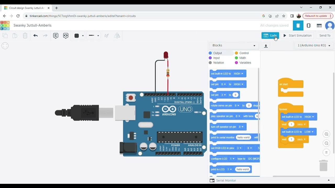 Unlocking Tinkercad's Potential - A Beginner's Guide for Arduino with Tinkercad Simulation ...