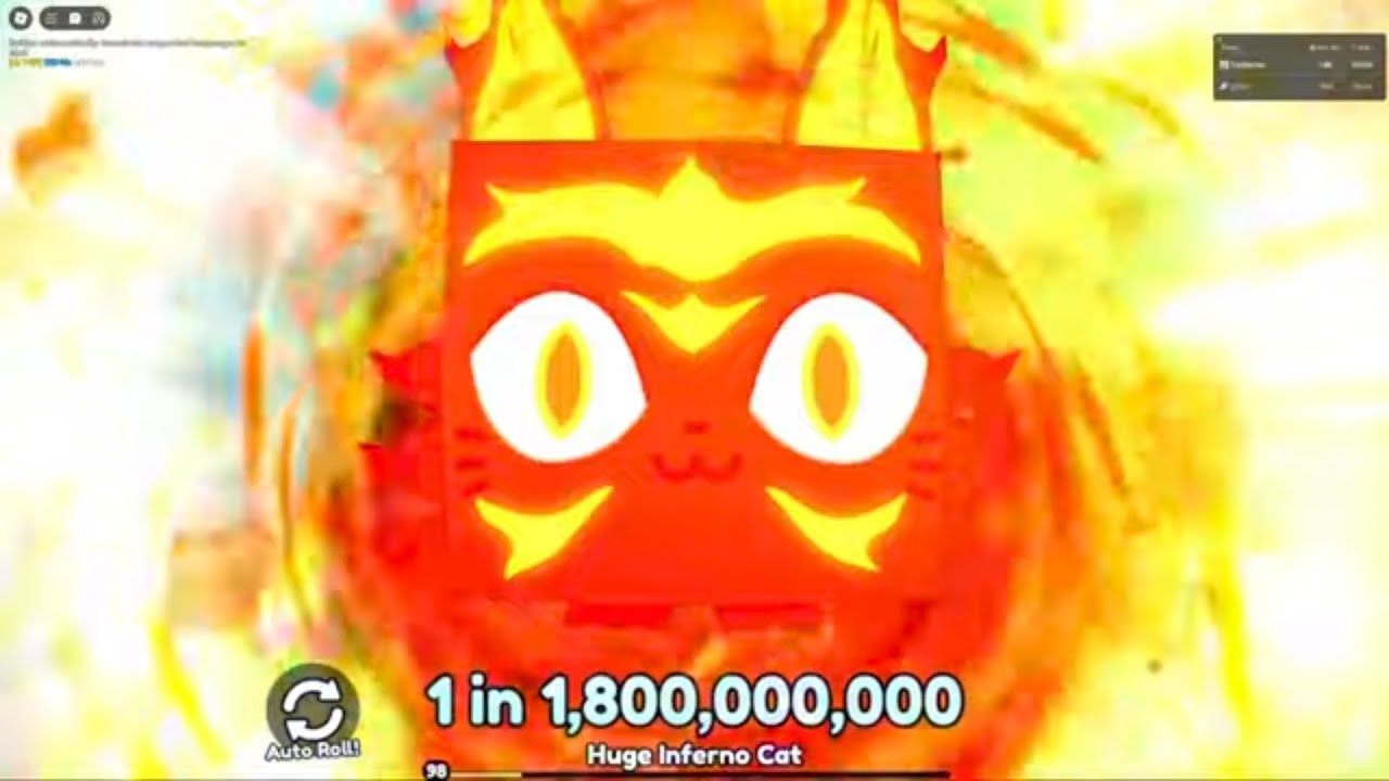 NEW HUGE INFERNO CAT HATCHING ANIMATION - YouTube