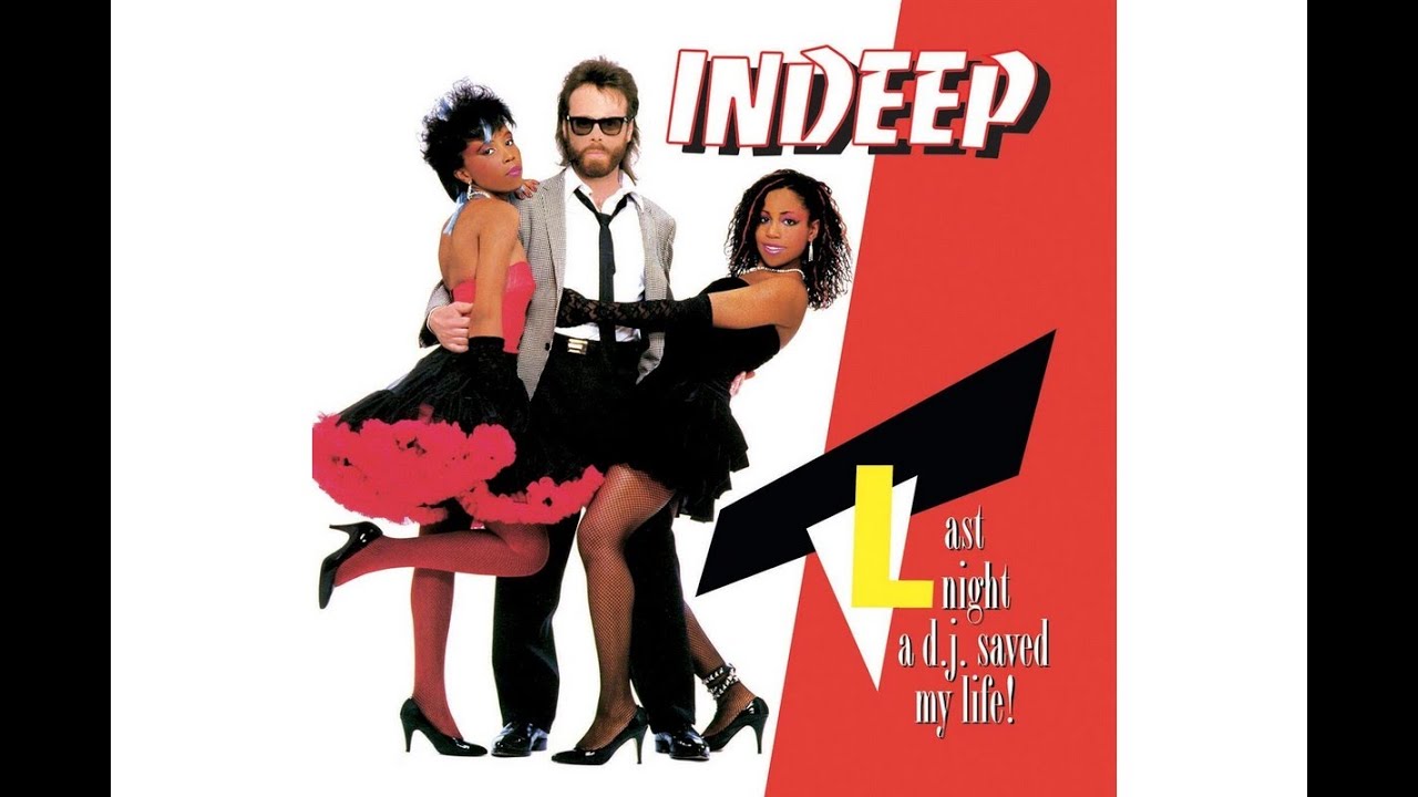 LAST NIGHT A DJ SAVED MY LIFE - DRUMS BACKING TRACK - INDEEP - YouTube