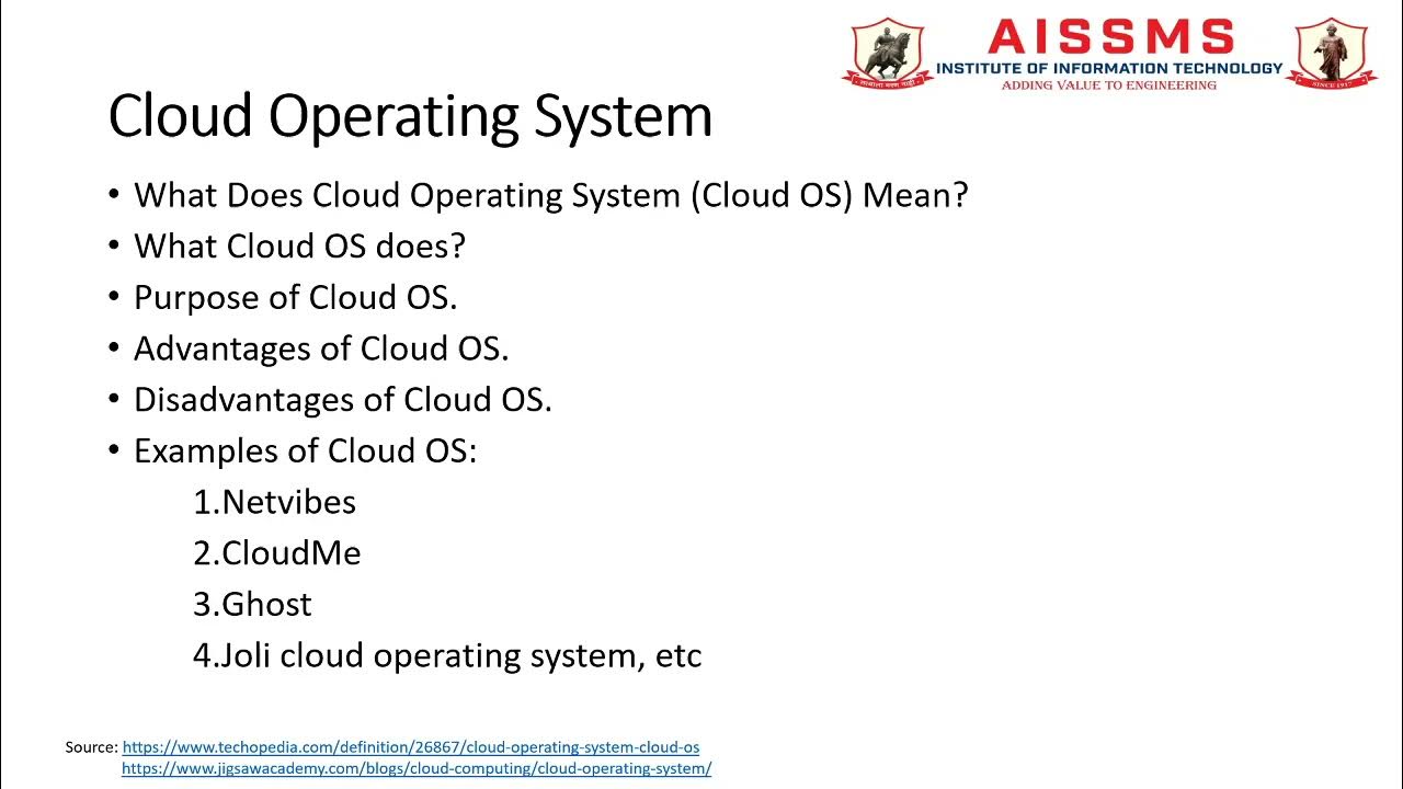 Cloud Operating System - YouTube