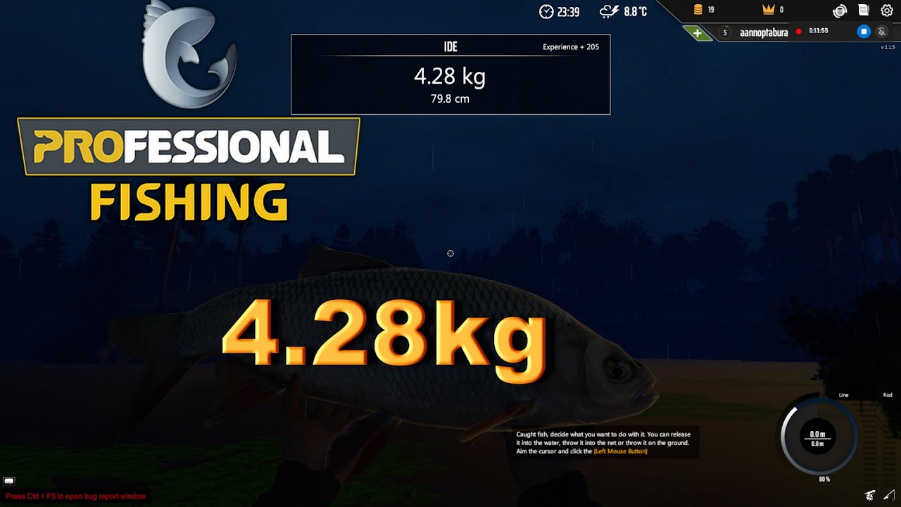 Professional Fishing ตกปลา 4.28KG - YouTube