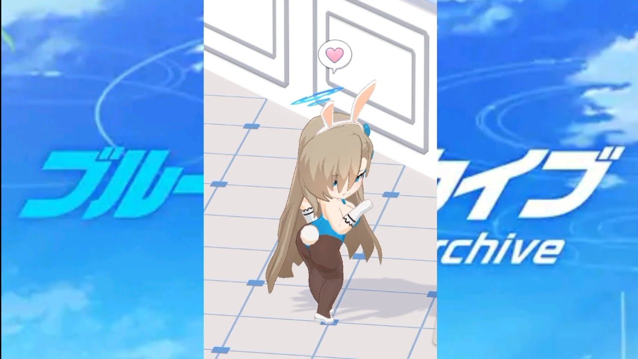 [Blue Archive] ~Asuna (Bunny Girl ver.)~ Cafe Interaction - YouTube