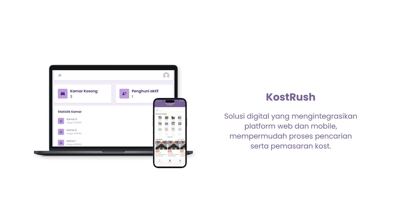 KostRush - Aplikasi Web dan Mobile Penyewaan dan Promosi Kost - YouTube