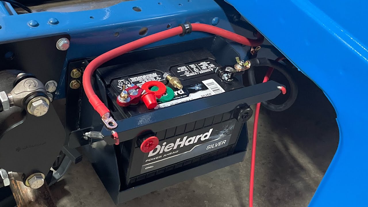 C10 LS Swap wiring, battery relocation, Lokar shift linkage. - YouTube