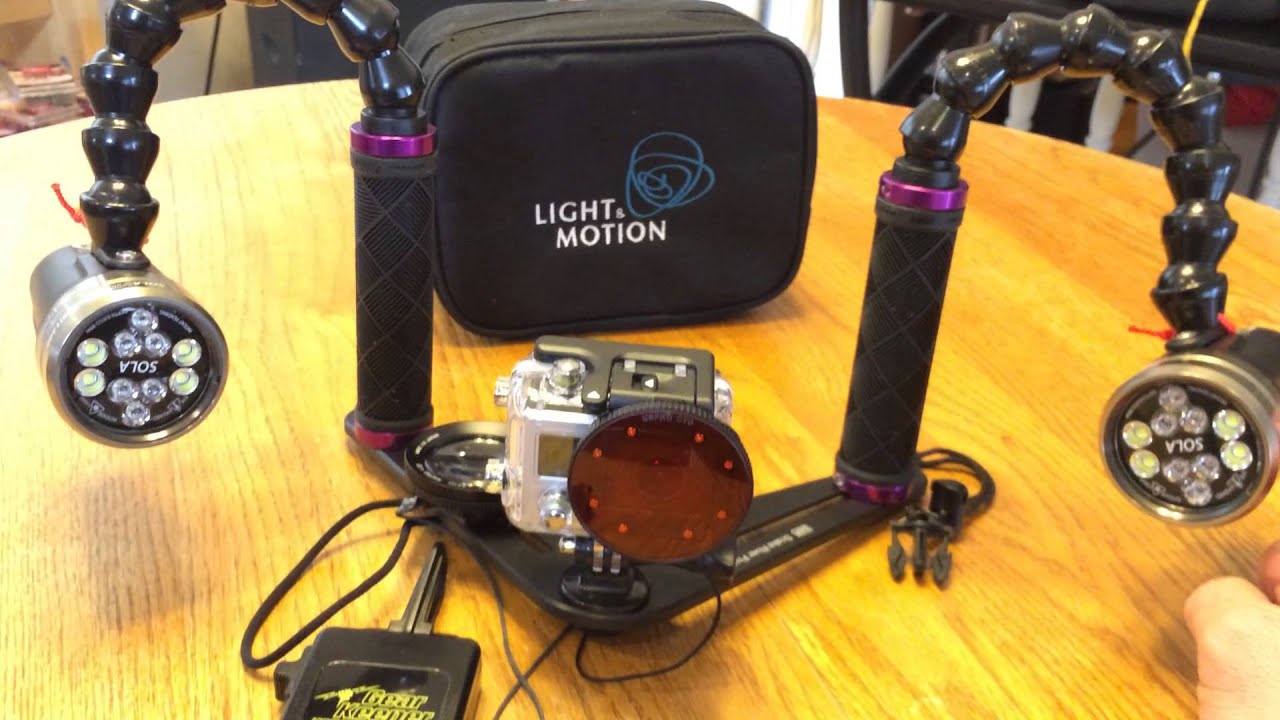 Gopro Hero 3+ with SRP Tray, Sola 2100s - YouTube