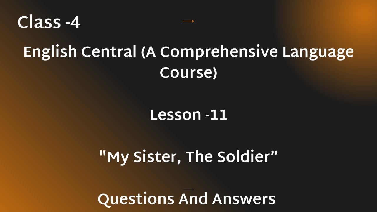 Class-4 -English Book-(English Central - A Comprehensive Language ...