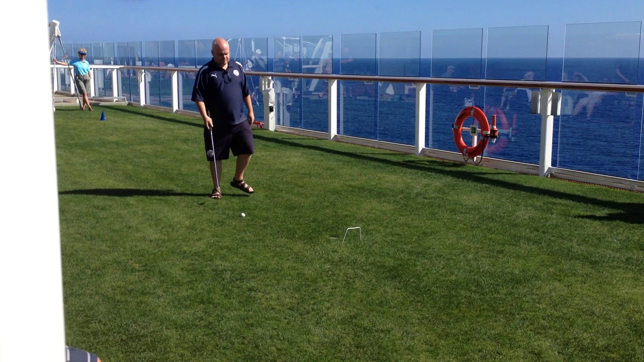 Mini golf on Celebrity Eclipse - YouTube