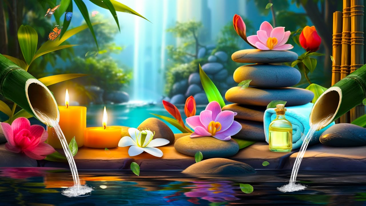 Relaxing music Relieves stress, Anxiety and Depression 🌿 Heals the Mind ...