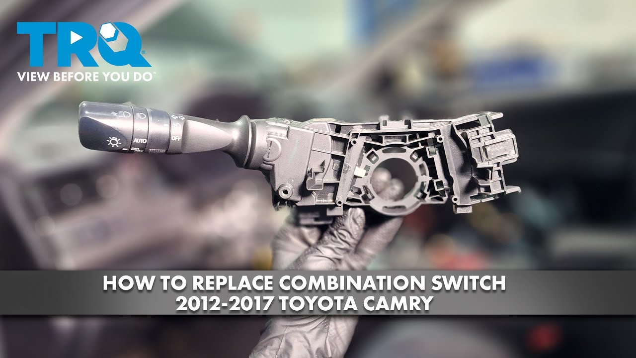 How to Replace Combination Switch 2012-2017 Toyota Camry - YouTube
