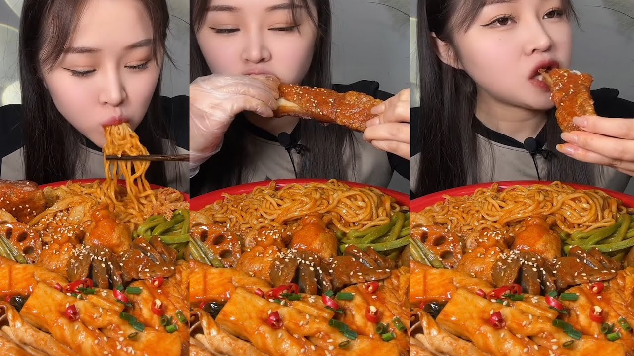 eating food asmr yanh #99 - YouTube