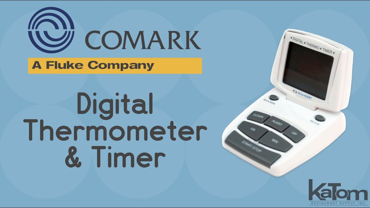 Comark Digital Thermometer & Timer (HLA1) - YouTube