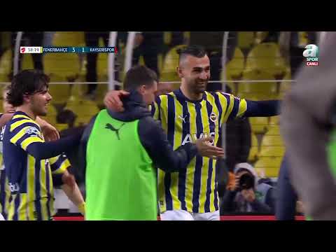 GOL Serdar Dursun Fenerbahçe 3-1 Kayserispor (Ziraat Türkiye Kupası Çeyrek Final) 06.04.2023