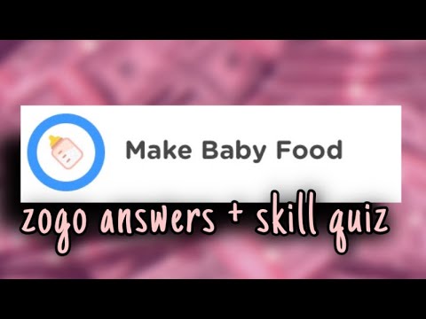 zogo answers | make baby food 🍼 | jessy xoxo - YouTube