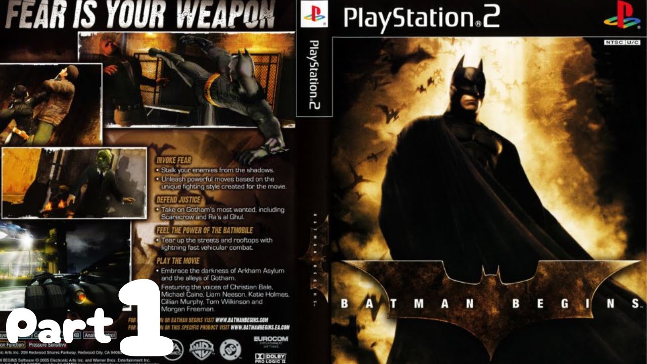 BATMAN BEGINS Gameplay Walkthrough Part 1 (PS2) - YouTube