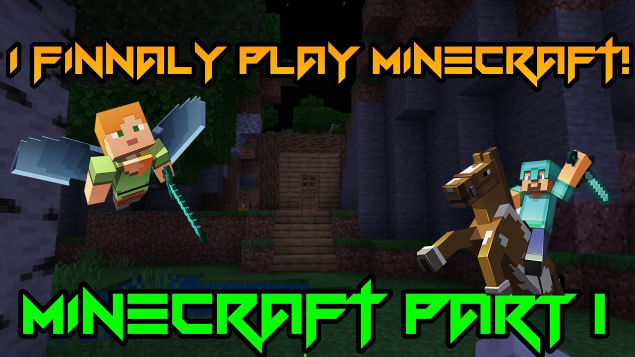 I FINALLY PLAY MINECRAFT! | MINECRAFT PART 1 | INFINITY MINECRAFT - YouTube