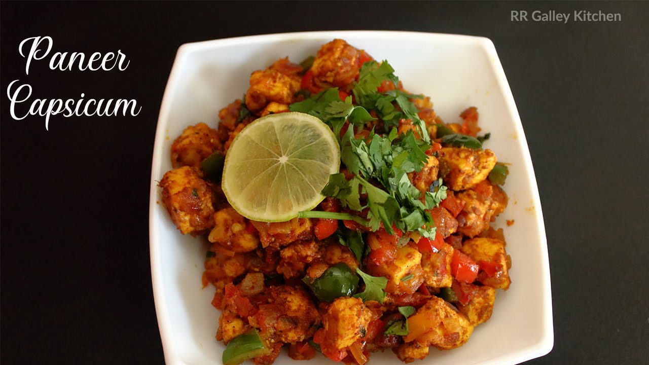 Simple Paneer Recipe | Paneer Capsicum | Paneer Bhurji | Paneer Recipe ...
