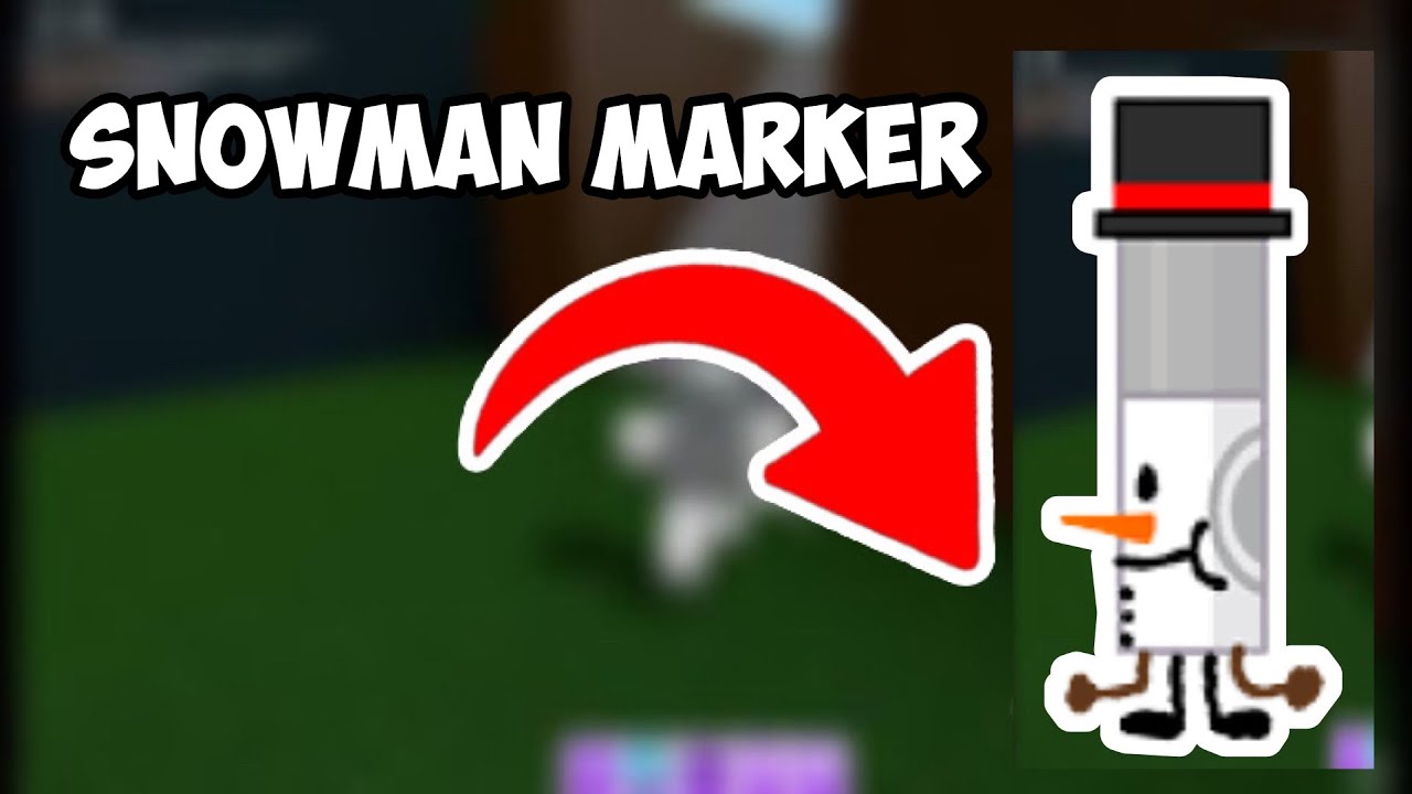 How to Get The “Snowman Marker” | ROBLOX FIND THE MARKERS - YouTube
