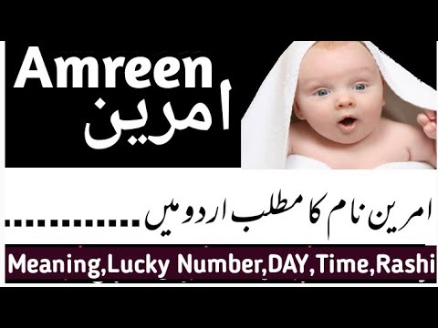 Amreen Name Meaning In Urdu Hindi | Amreen Naam Ka Matlab Kya Hota Hai ...