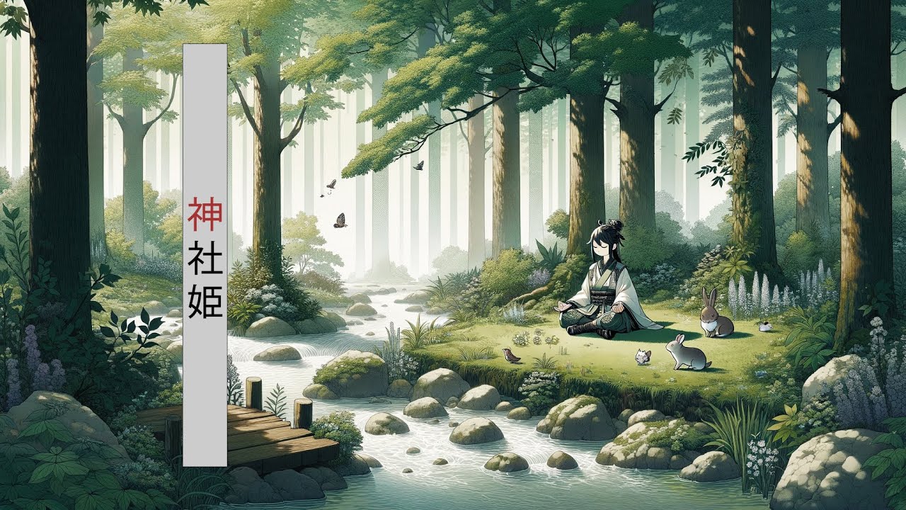 The Shrine Princess Lofi 🍁 - Stop Overthinking - 神社姫 ロフィ - YouTube