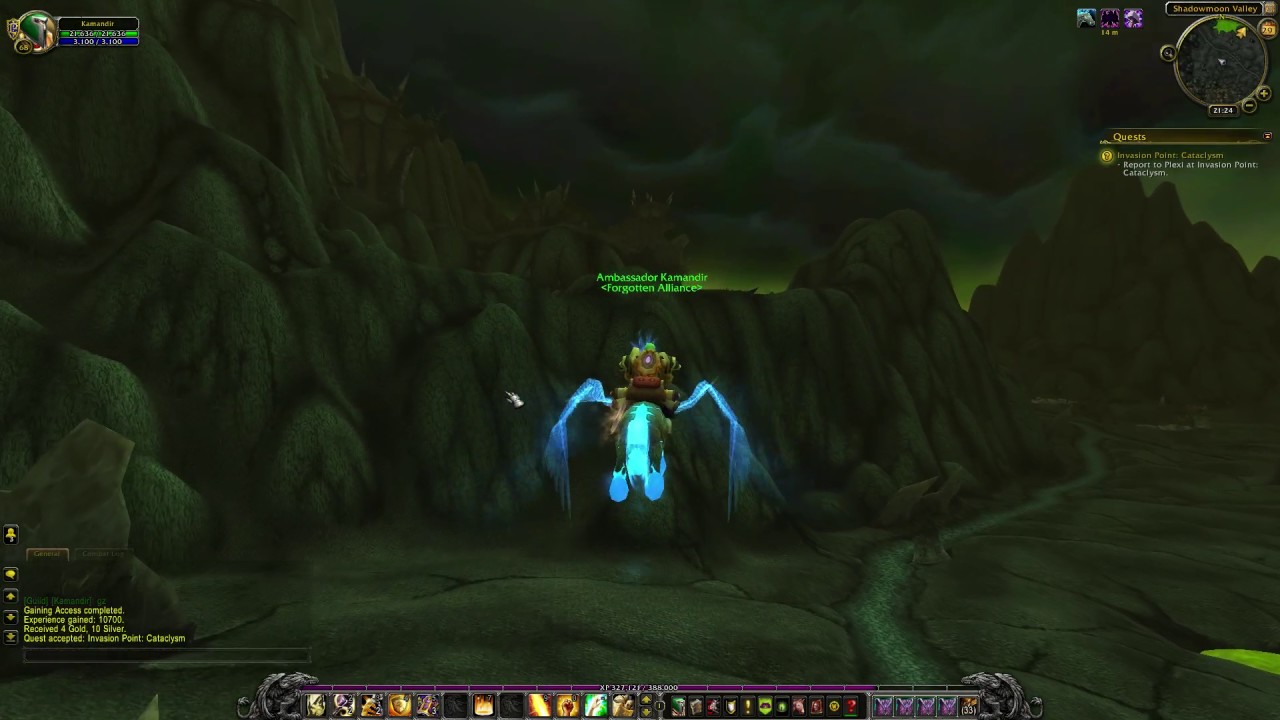 WoW quest #3753 Invasion Point: Cataclysm - YouTube