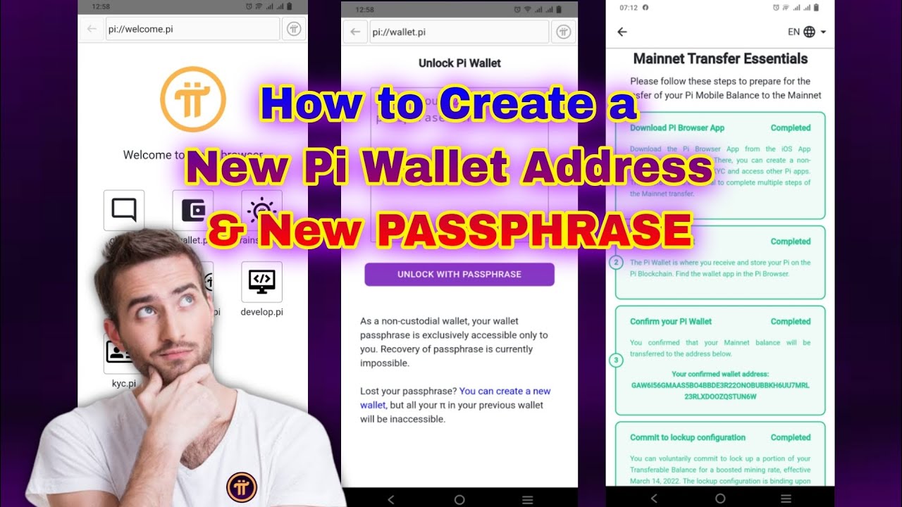 Have you Forgotten/Lost your Pi Passphrase? Watch & Learn How to Create ...