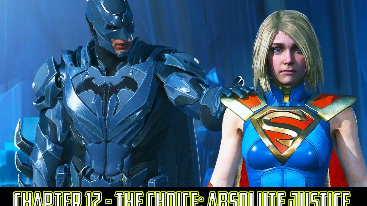 Injustice 2 Chapter 12 - The Choice: Absolute Justice (Batman Ending ...
