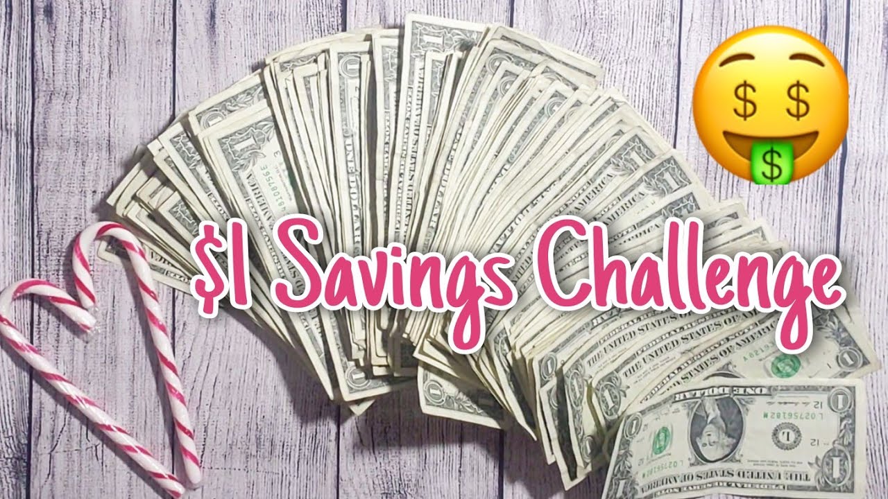 $1 Savings Challenge || Count Money With Me - YouTube