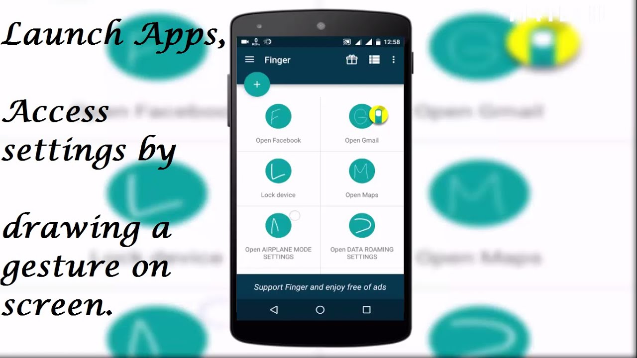 Finger Gesture Launcher - Launch Apps, Settings on Android Using ...