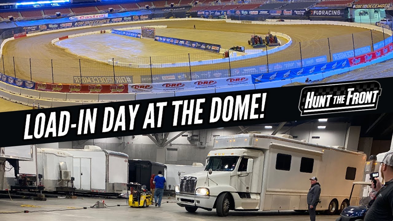 We Made it to THE DOME! Load-in Day at the Gateway Dirt Nationals - YouTube