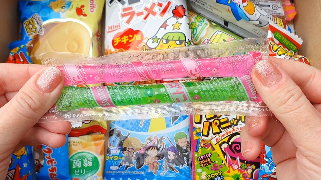 Japanese Snacks And Candy Crate - Interesting Jellies - YouTube