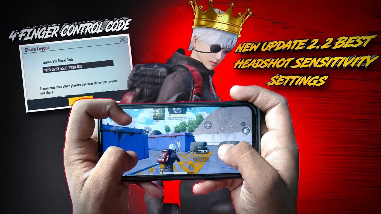 New Update 2.2 💯 | Best headshot sensitivity settings | 4 finger ...