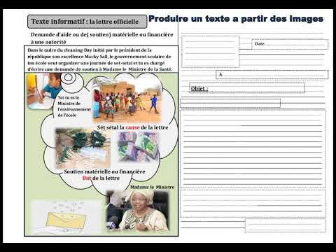 Le texte informatif : la lettre officielle au primaire , demande d'aide ...