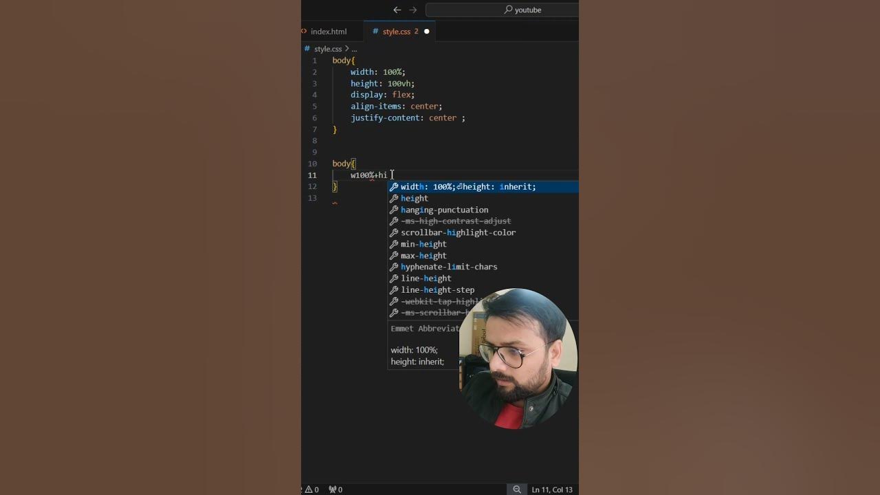 css tricks with VSCode shortcuts #coding #shortsvideo #html #devin #devinai - YouTube