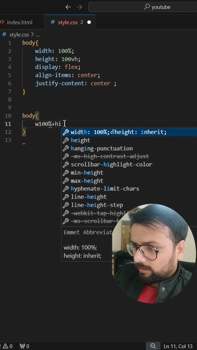 css tricks with VSCode shortcuts #coding #shortsvideo #html #devin #devinai - YouTube