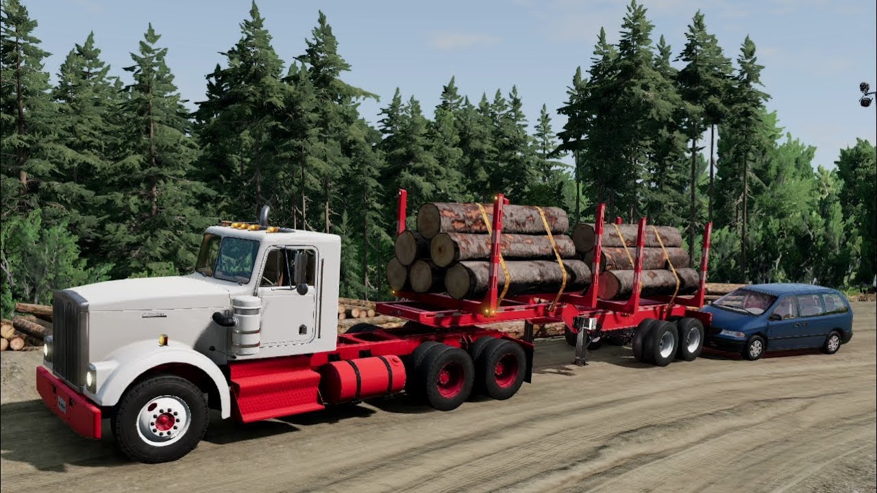 Beam NG drive / Trucking Logging Test Driving - YouTube