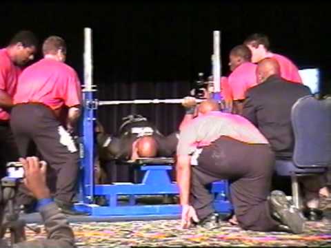 Dwayne Meeks 600 lb Bench Press at 2009 USAPL Bench Press Nationals ...
