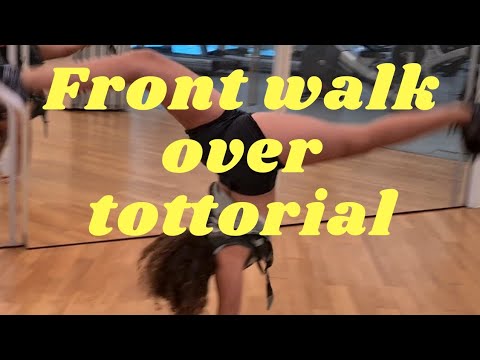 Tutorial on how to do a front walk over - YouTube