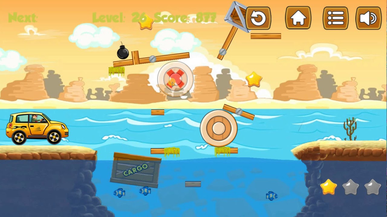 Build River Wooden Bridge - Level 26 - YouTube