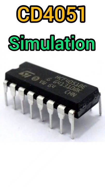 CD4051 Simulation | Electronics Project - YouTube