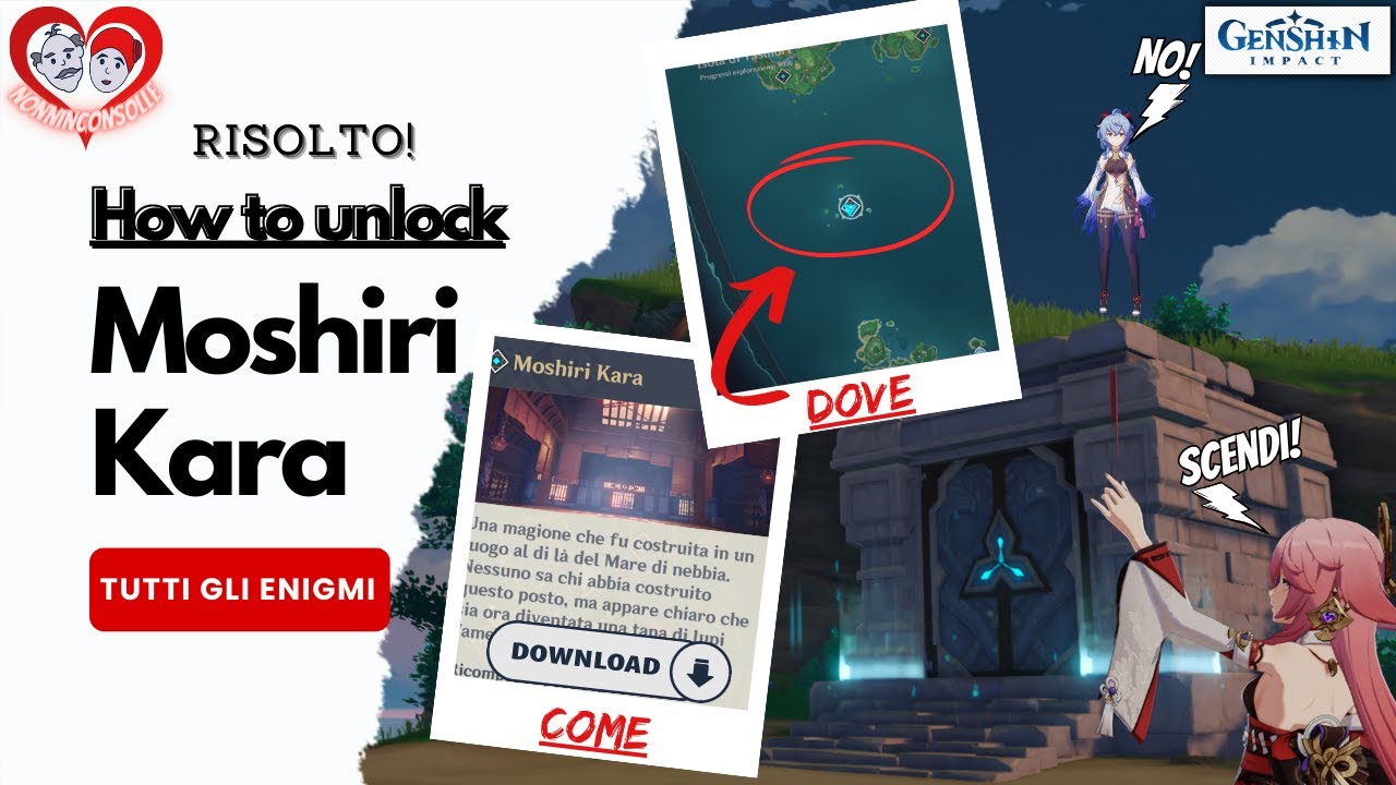 Sblocca Moshiri Kara - Genshin Impact ita - YouTube