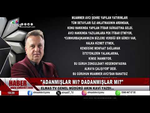 Günün Tüm Gelişmeleri Rabia Tığ İle Elmas Televizyonu Ana Haber Bülteninde