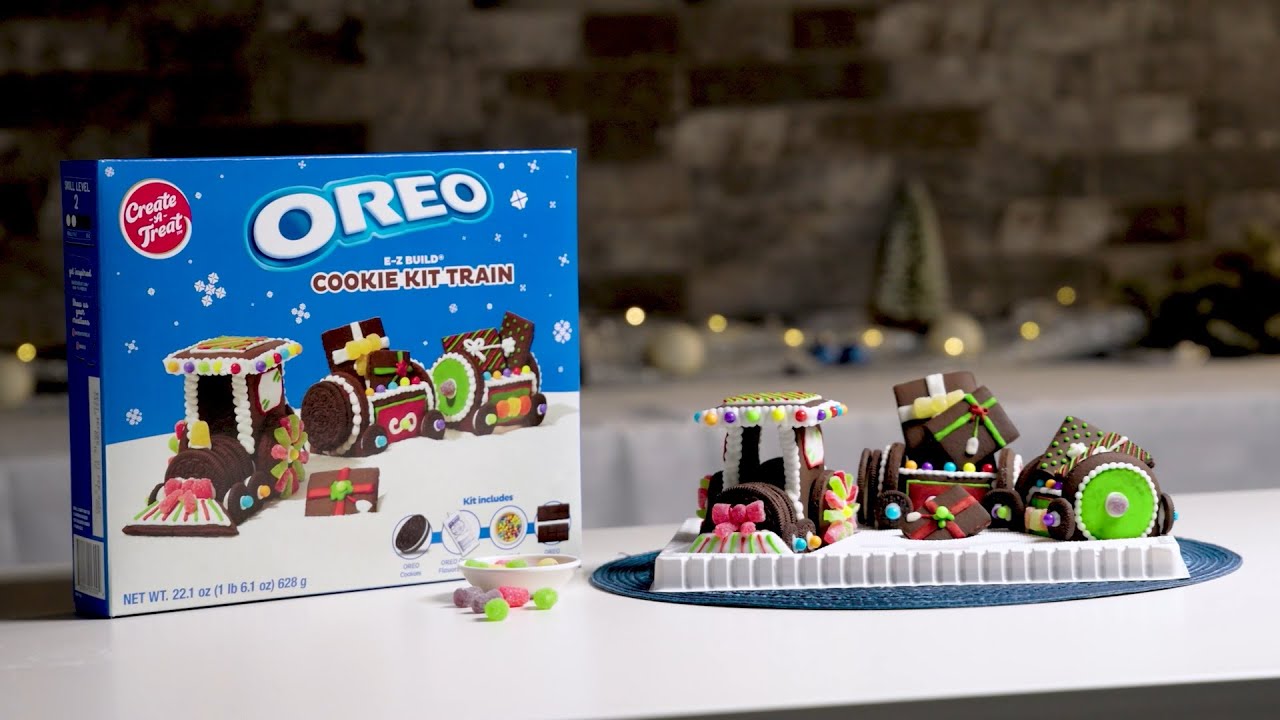 Oreo E-Z Build® Cookie Kit Train Instructions - YouTube